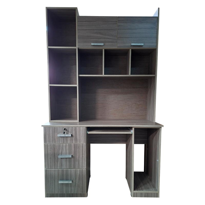 Escritorio Librero de Computo Skady 1.20m – MEGA DORADO